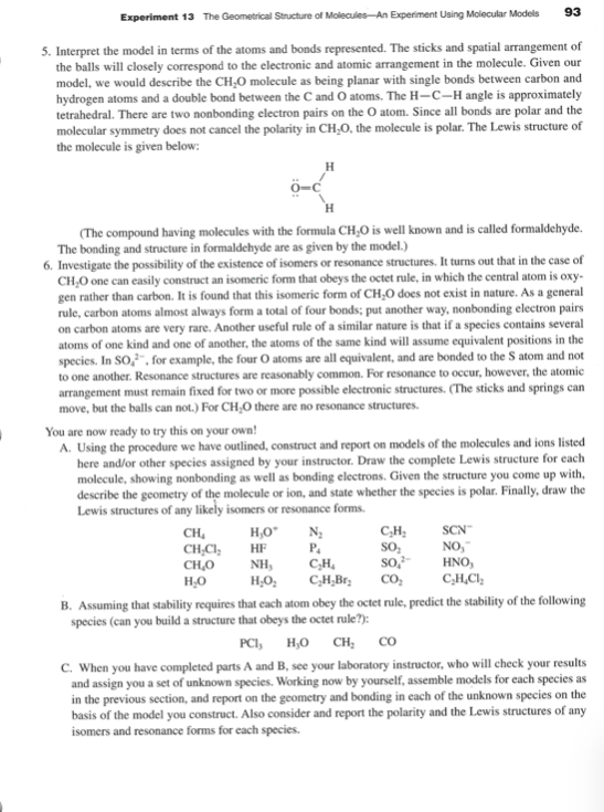 Solved Please help me with my molecular modeling lab. See | Chegg.com