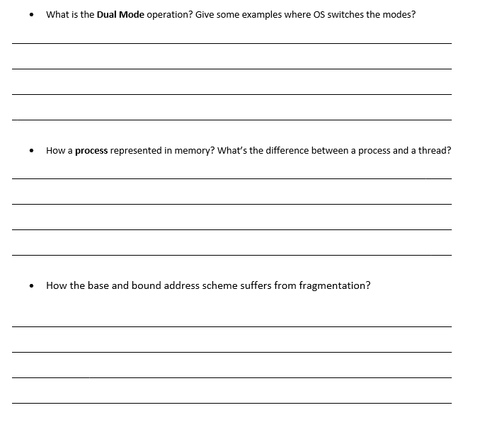 Solved What is the Dual Mode operation? Give some examples | Chegg.com