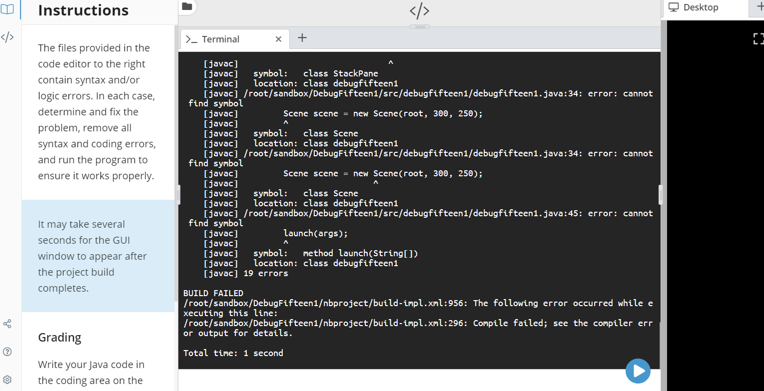 Solved Hello, I've tried to debug this JavaFx exercise | Chegg.com