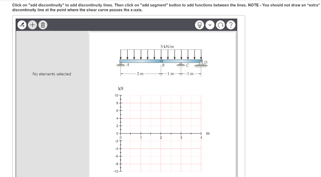 Solved Click on "add discontinuity" to add discontinuity | Chegg.com