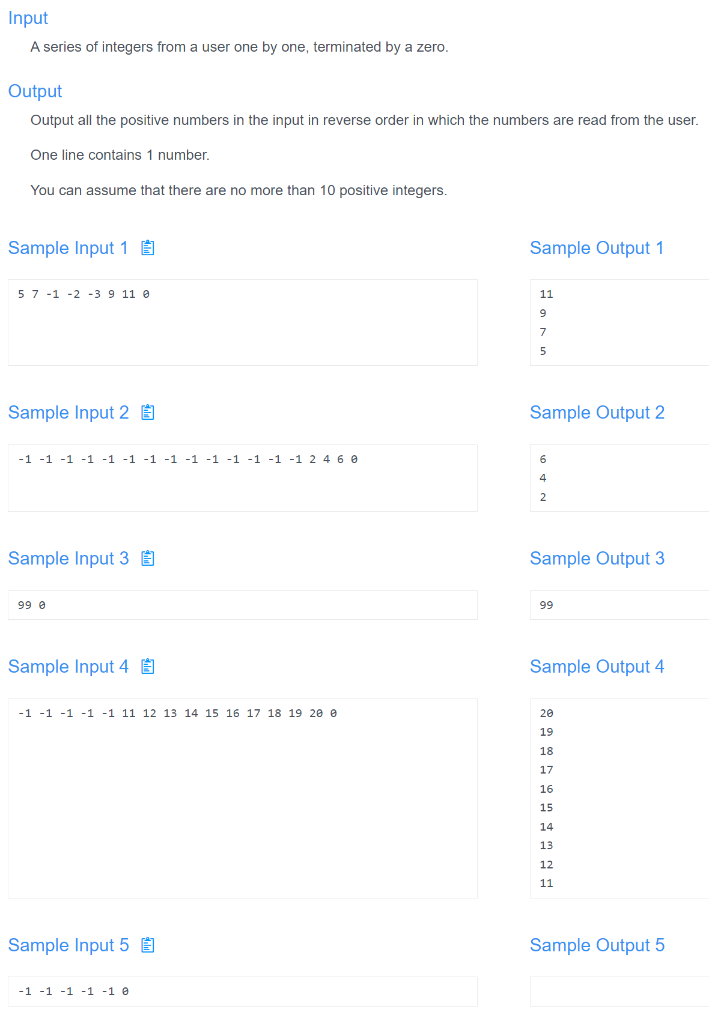 Solved Write a program to read a series of integers from a | Chegg.com