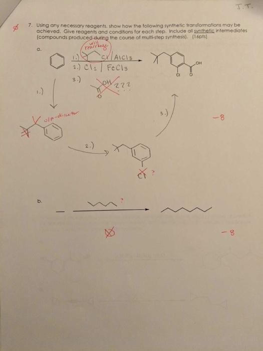 Solved 7. Using any necessary reagents, show how the | Chegg.com