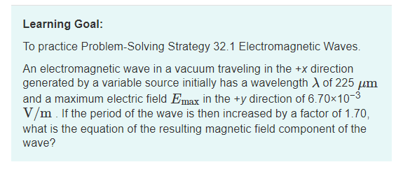 Solved Learning Goal: To practice Problem-Solving Strategy | Chegg.com