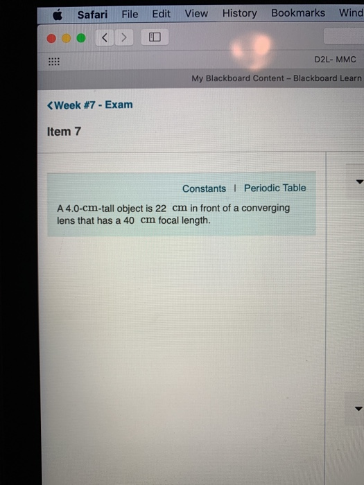 Solved Safari File Edit View History Bookmarks Wind D2L- MMC | Chegg.com