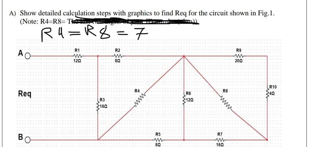 Solved A) Show detailed calculation steps with graphics to | Chegg.com
