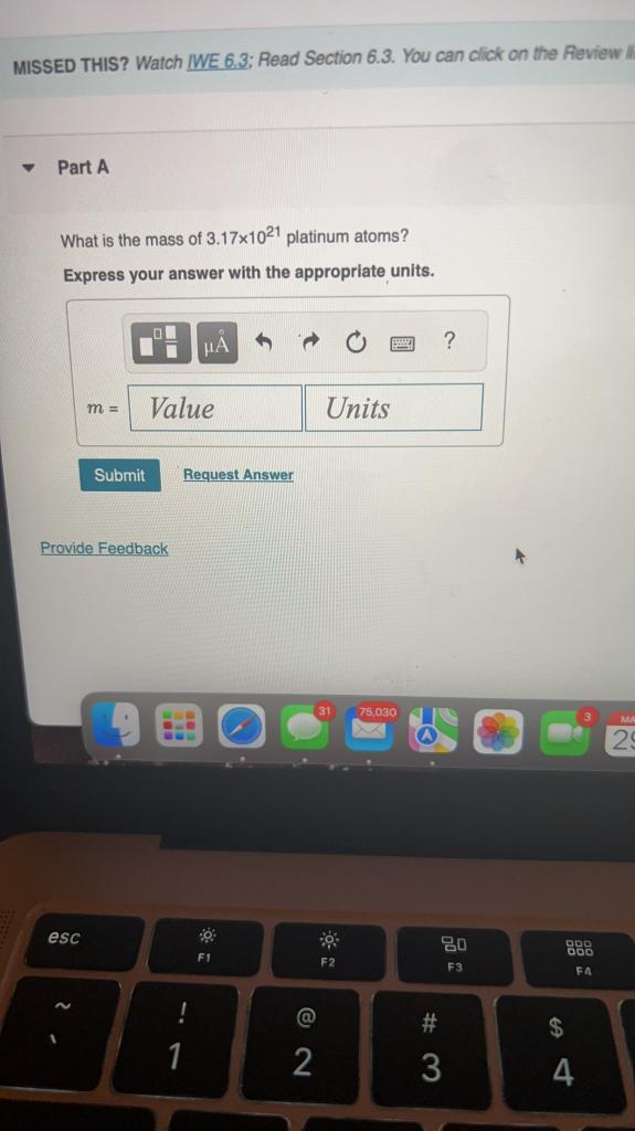 Solved MISSED THIS? Watch IWE 6.3; Read Section 6.3. You can | Chegg.com