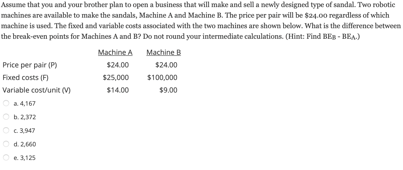 Solved Assume that you and your brother plan to open a | Chegg.com