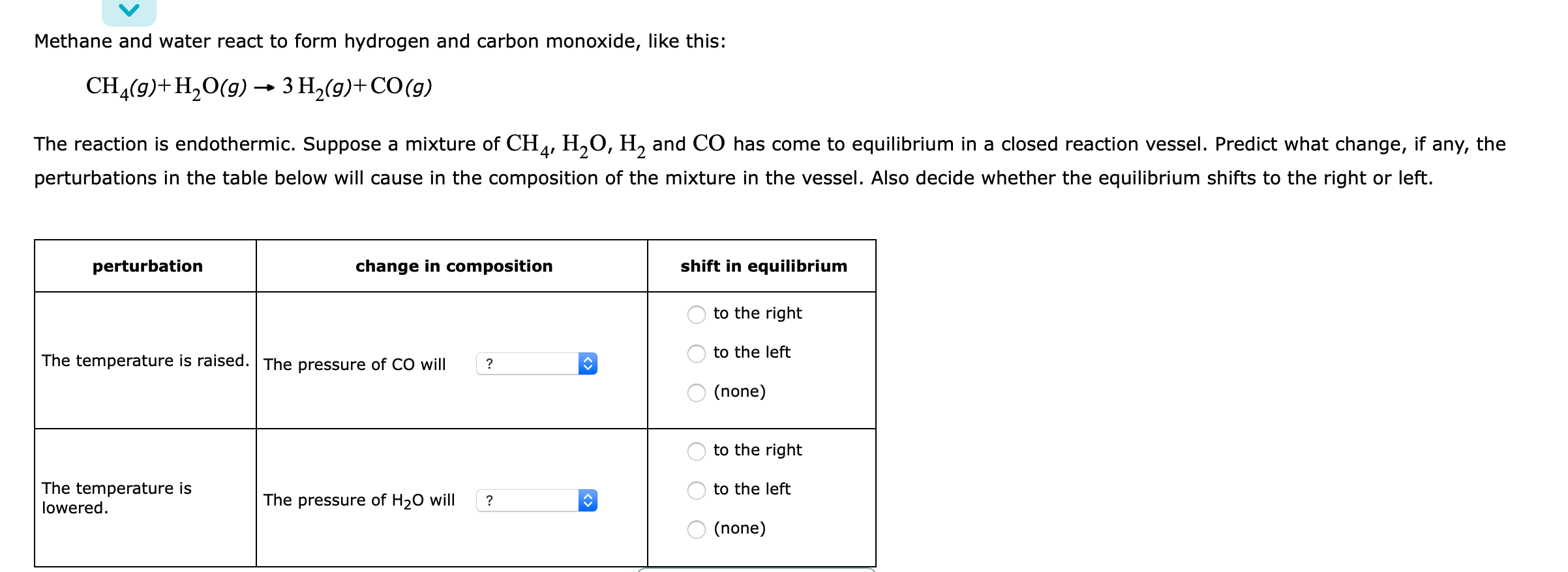 Solved Methane and water react to form hydrogen and carbon | Chegg.com
