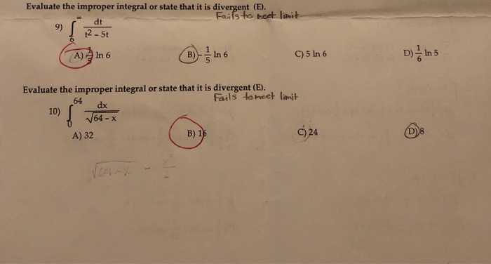Solved Evaluate the improper integral | Chegg.com