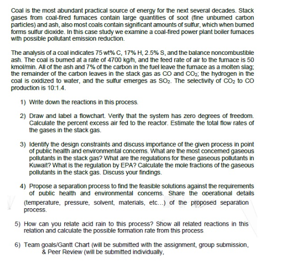 Coal is the most abundant practical source of energy | Chegg.com
