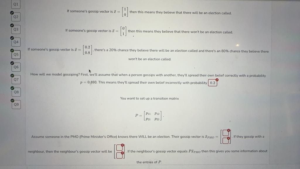 Being keen linear algebra students, they know just | Chegg.com
