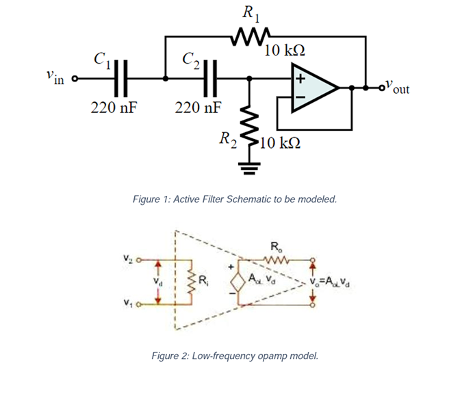 Solved Active Filter Modeling Consider the active filter | Chegg.com