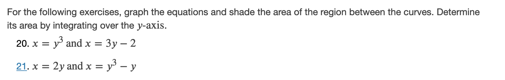 Solved For the following exercises, graph the equations and | Chegg.com