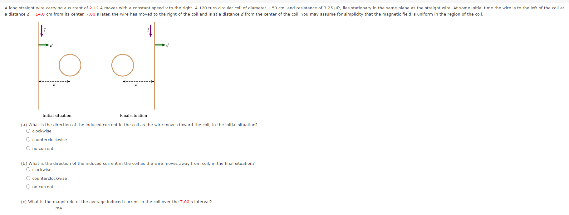 [Solved]: Initial situation Final situation (a) What is th