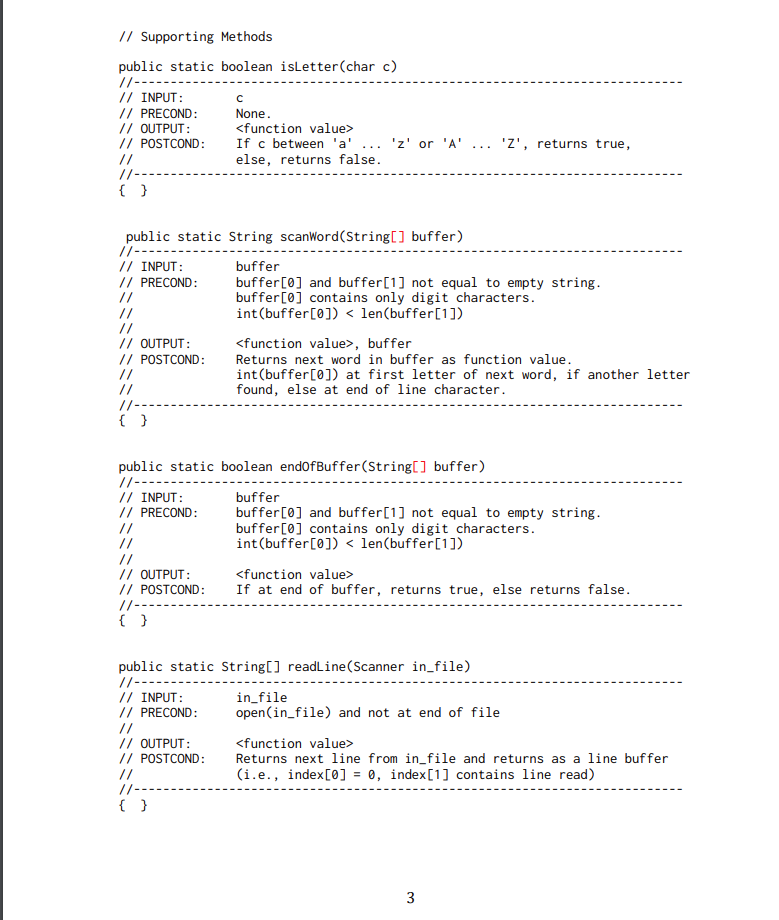Solved Program the following filling out the | Chegg.com