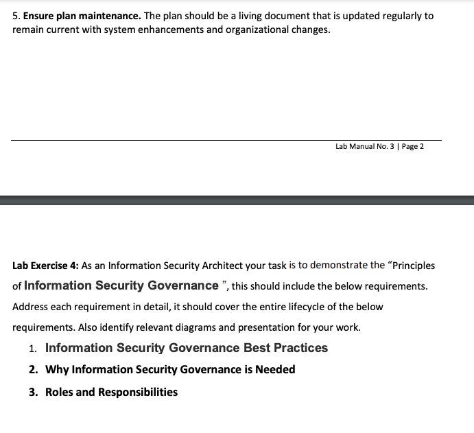 Solved Objectives: 1. Key concepts of Information Assurance | Chegg.com