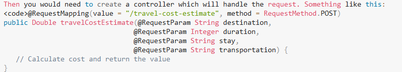 Solved SPRINGIO JAVA I am trying to Create a program to | Chegg.com