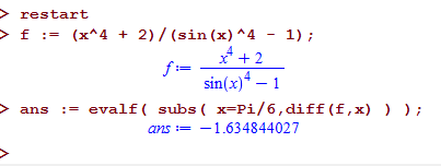 Solved The following Maple commands are supposed to first | Chegg.com