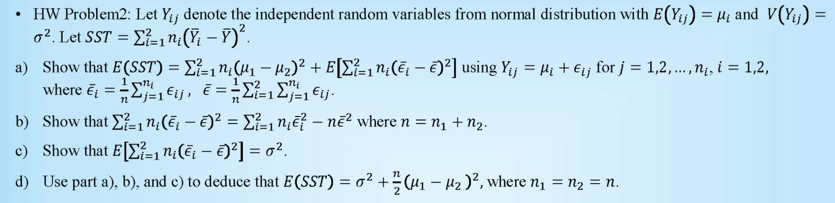 Solved = = 2 - = 1 = - 1 1 -uni • HW Problem2: Let Yij | Chegg.com