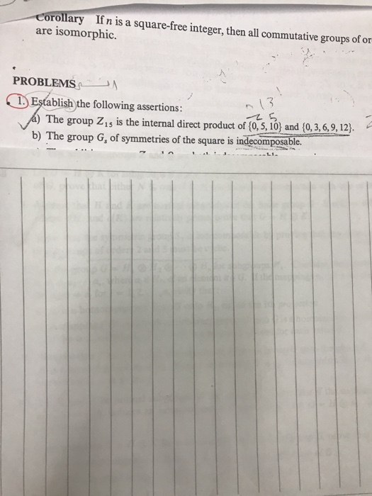 Solved corollary If n is a square-free integer, then all | Chegg.com