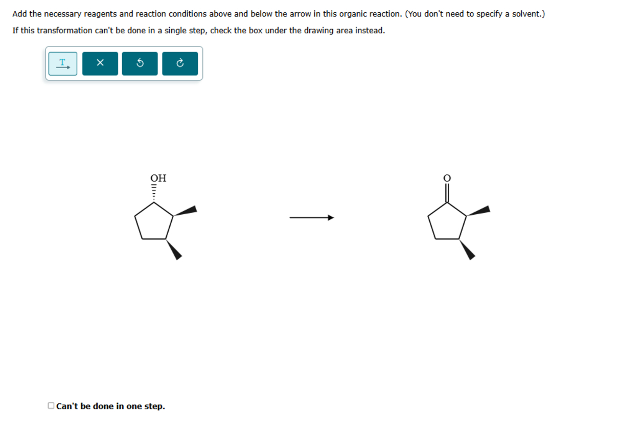 Solved Add the necessary reagents and reaction conditions | Chegg.com