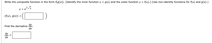 Solved Write the composite function in the form f(g(x)) | Chegg.com