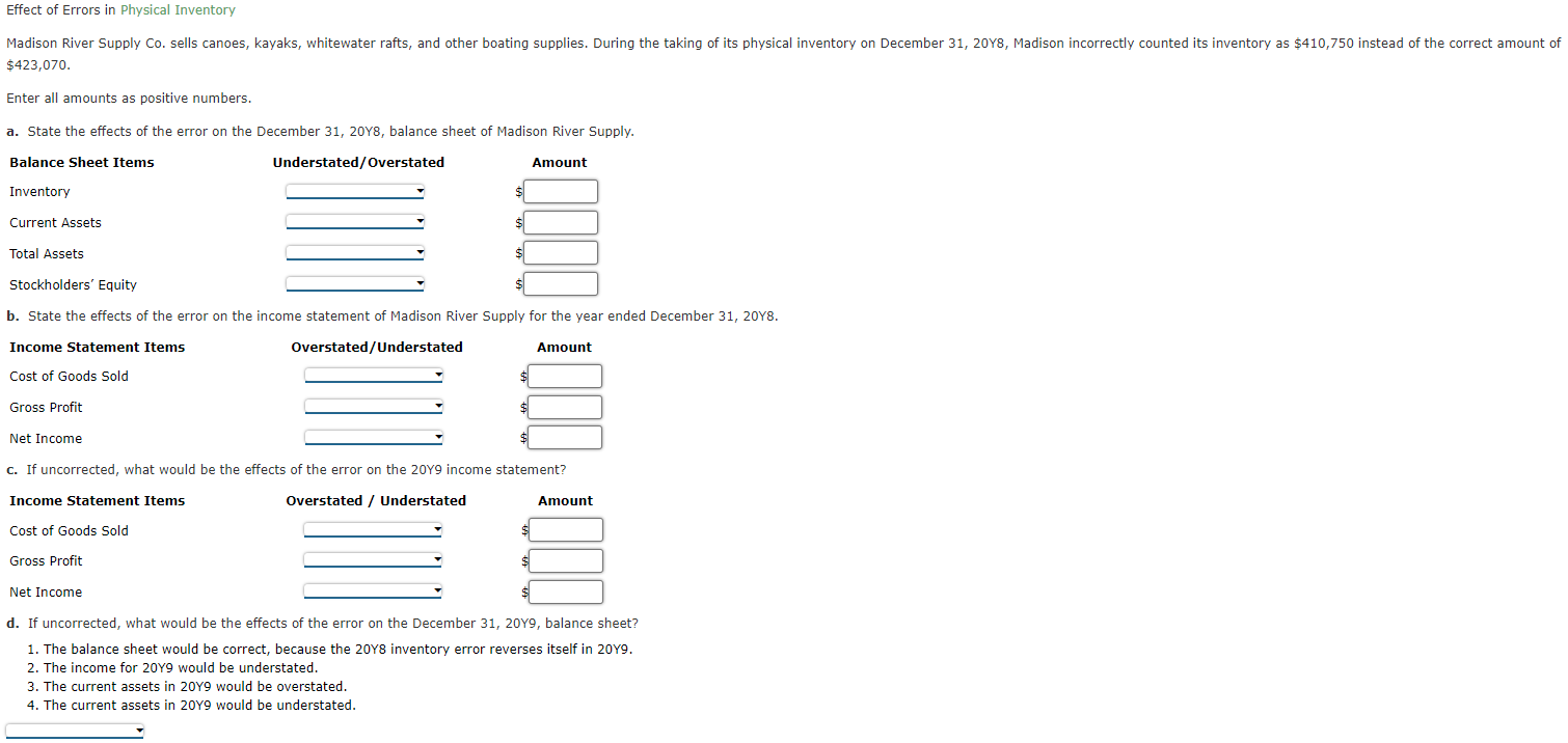 Solved Inventory on the balance sheet Based on the data | Chegg.com