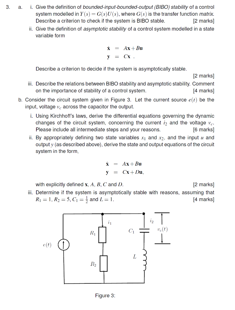 Solved 3. а. i. Give the definition of | Chegg.com