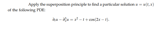 Solved Apply the superposition principle to find a | Chegg.com