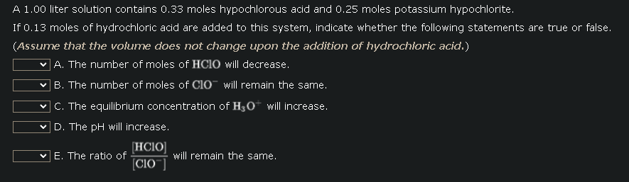 Solved A 1.00 liter solution contains 0.42M hydrocyanic acid | Chegg.com