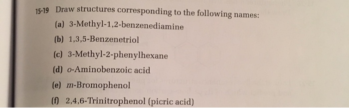 Solved Draw structures corresponding to the following names: | Chegg.com