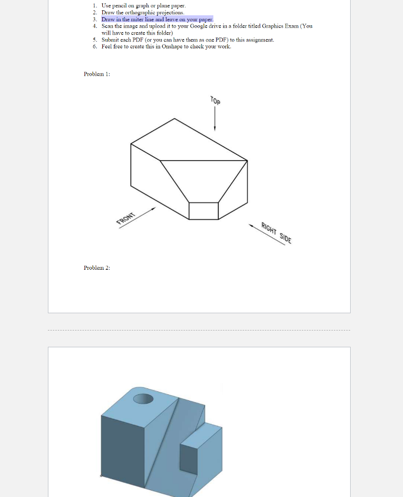 Solved 1. Use pencil on graph or plane paper 2. Draw the | Chegg.com