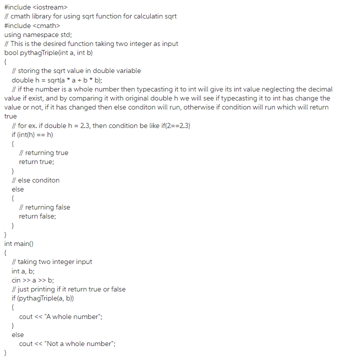 Solved #include using namespace std; int gcd(int a, int b) | Chegg.com