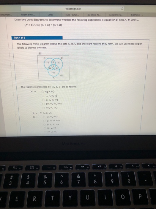 Solved Draw two Venn diagrams to determine whether the | Chegg.com