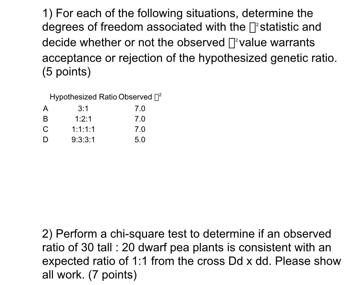 Solved 1) For each of the following situations, determine | Chegg.com
