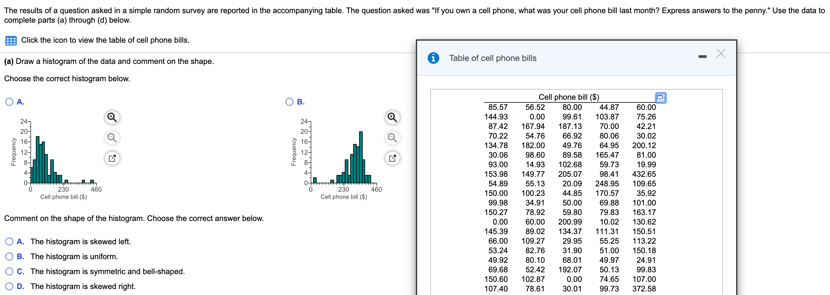 Solved The results of a question asked in a simple random | Chegg.com