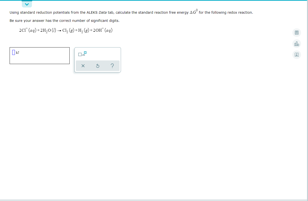 Solved Using standard reduction potentials from the ALEKS | Chegg.com