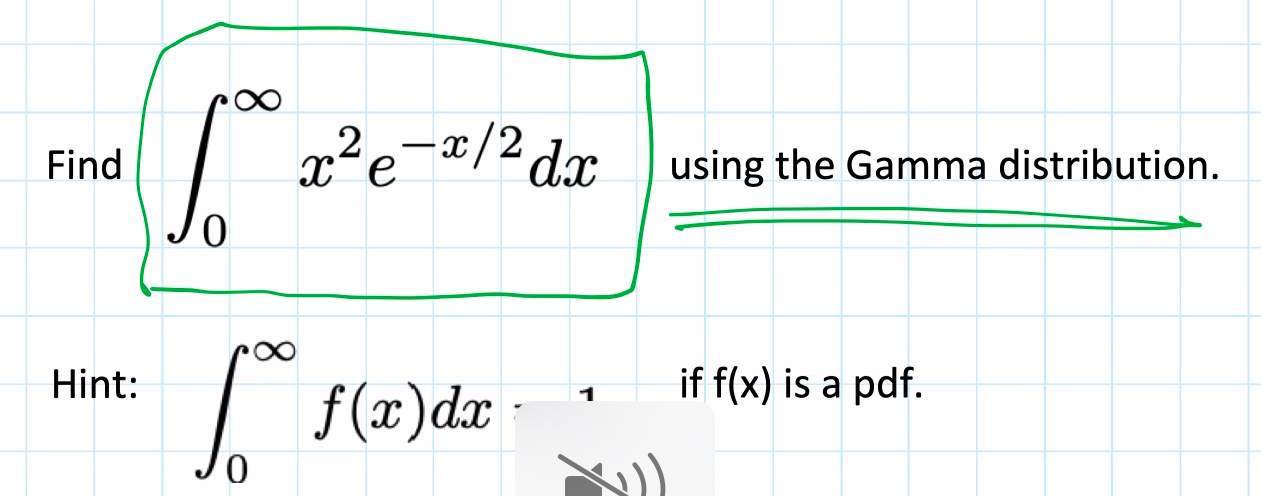 Solved Find x²e x-e-x/2 dx using the Gamma distribution. x 0 | Chegg.com