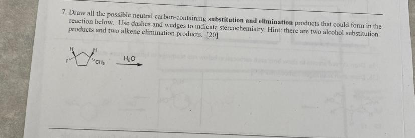 Solved 7. Draw all the possible neutral carbon-containing | Chegg.com