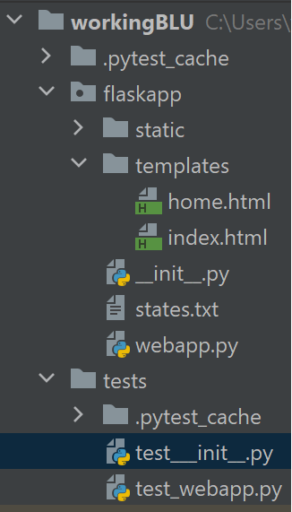 Solved __init__.py has a function called index() that | Chegg.com