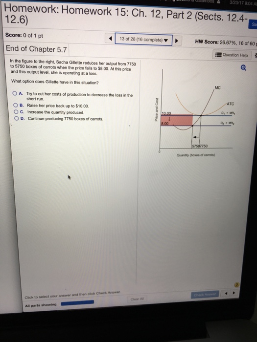 Solved Homework: Homework 15: Ch. 12, Part 2 (Sects. 12.4 | Chegg.com