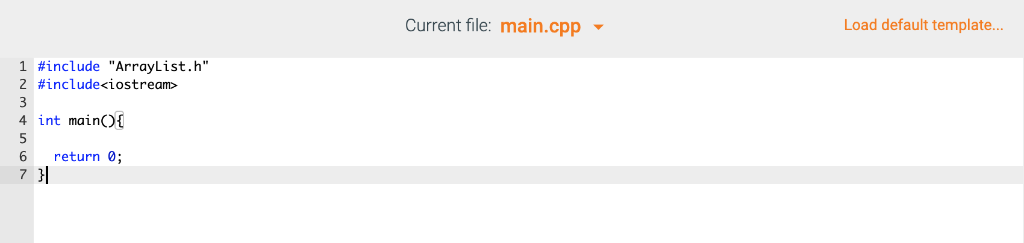 Solved Given the following ArrayList class, complete the | Chegg.com