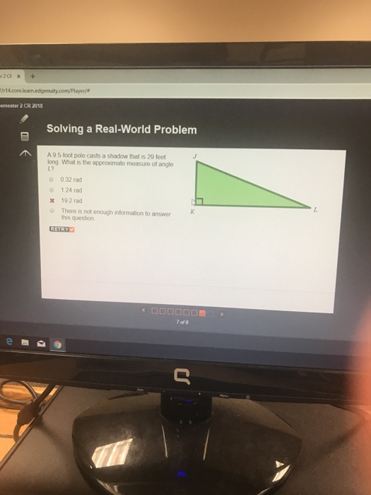 Solved 2 CR x Ir14.coreJearm.edgenuity.com/Player/ emester 2 | Chegg.com