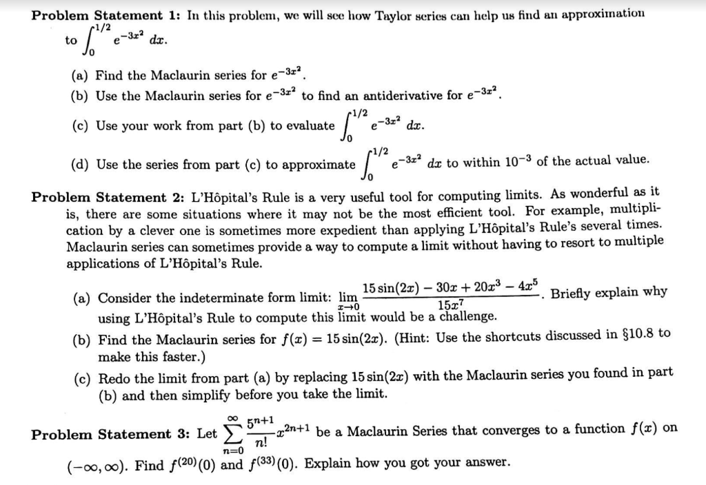 Solved Problem Statement 1: In this problem, we will see how | Chegg.com