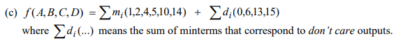 Solved Use the K-map method to find the minimized product of | Chegg.com