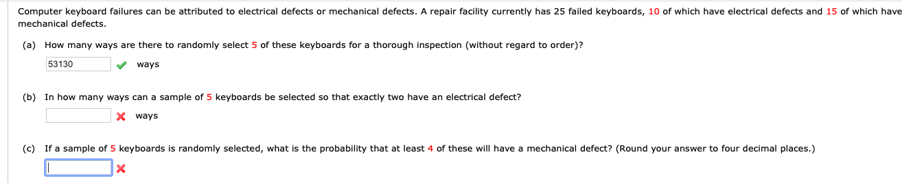 Solved Computer keyboard failures can be attributed to | Chegg.com