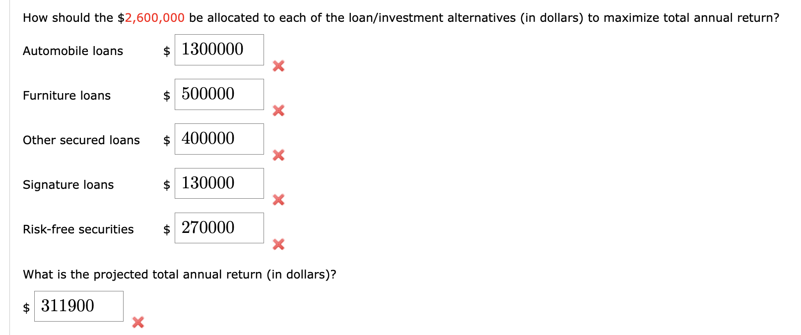 Solved The credit union will have $2,600,000 available for | Chegg.com