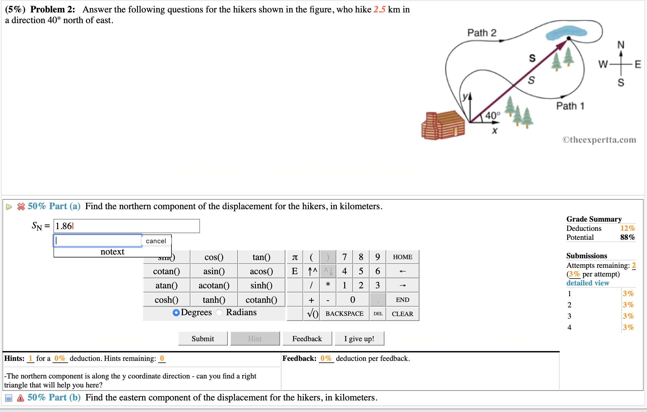 Solved (5\%) Problem 2: Answer the following questions for | Chegg.com Solved (5\%) Problem 2: Answer the following questions for | Chegg.com