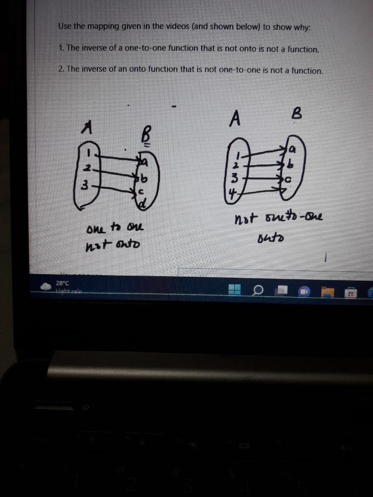 Solved Use the mapping given in the videos and shown below) | Chegg.com