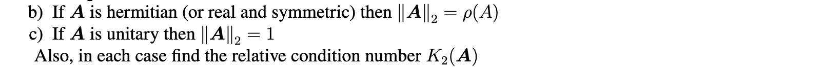 An example of induced matrix norm is the p-norm of a | Chegg.com